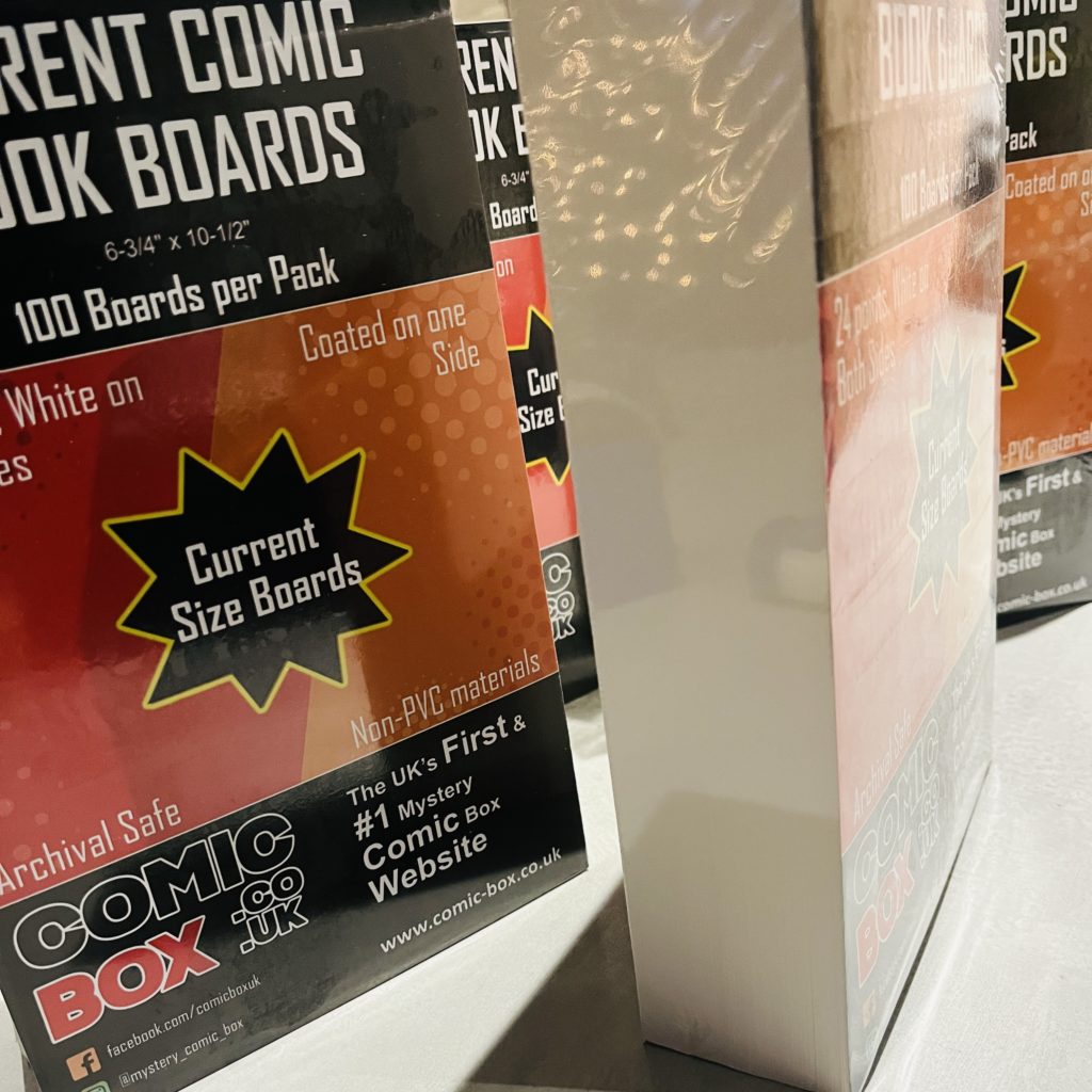 Current Size Boards 100 per pack - Mystery Comic Box