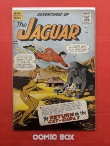 Archie Adventure Comics Adventures Of The Jaguar #4 Silver Age 1962 ...