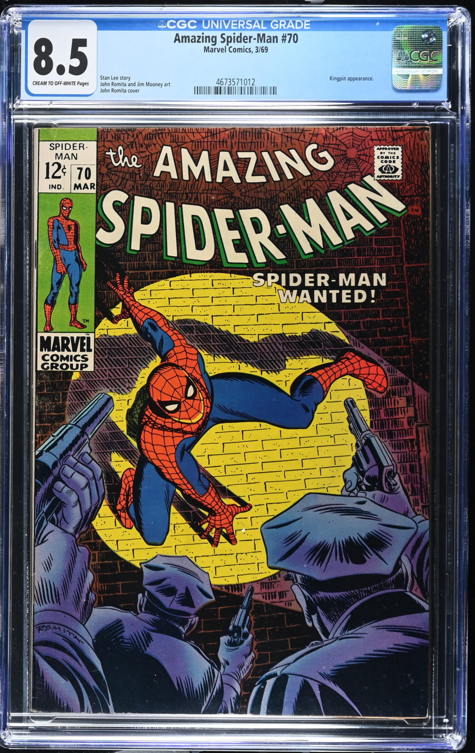 CGC Graded [8.5] Marvel Amazing Spider-Man #70 Kingpin App
